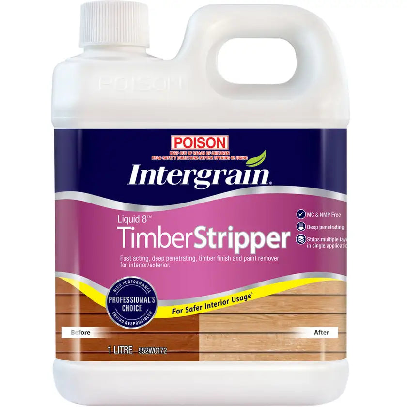Intergrain Liquid 8 Timber Stripper 1 Litre