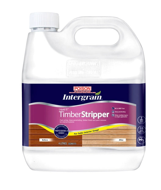Intergrain Liquid 8 Timber Stripper 4 Litre