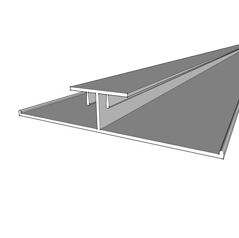 Weathertex Aluminium Vertical T Joiner 3660mm | Canterbury Timbers and ...